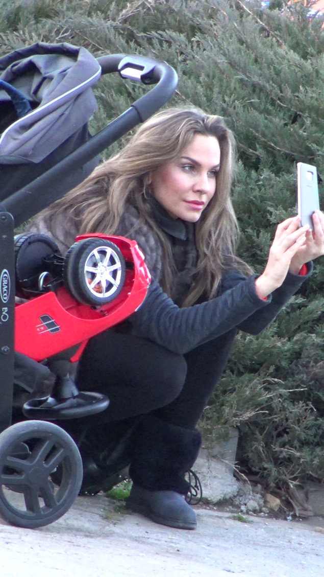 VIDEO EXCLUSIV! Imagini spectaculoase, de familie, cu Anna Lesko si ...