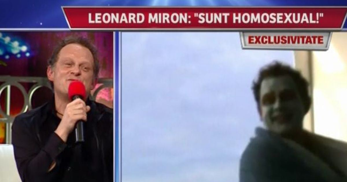 Leonard Miron, detalii din trecut: "Am mai avut doua relatii cu barbati ...