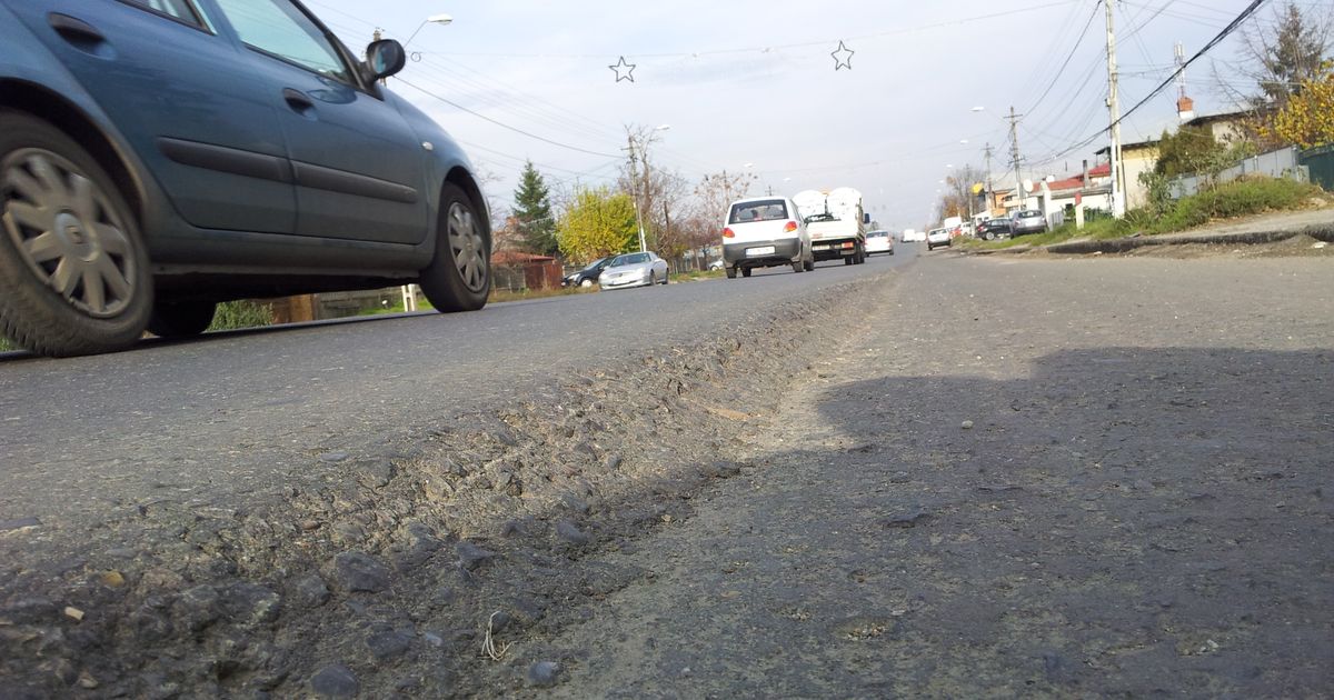 UITE in ce HAL a ramas drumul din Jilava dupa ce a fost "reabilitat" de ...