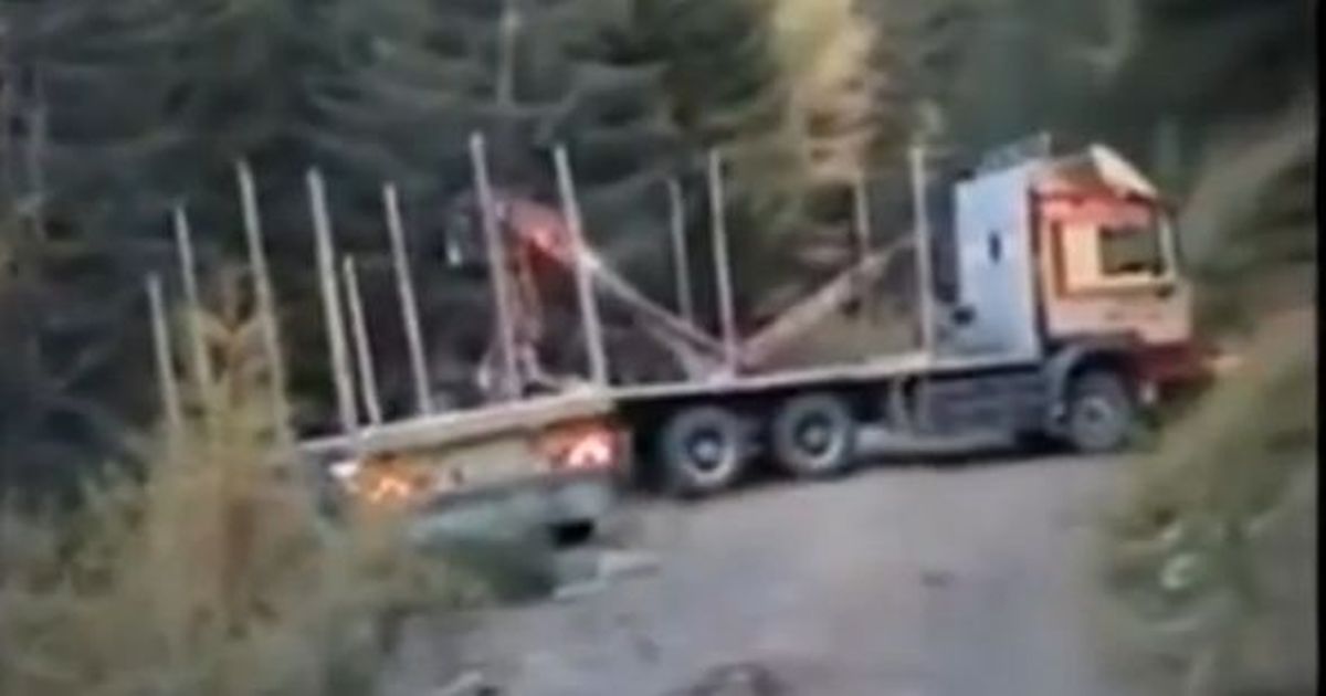 Video genial! Acesta este cel mai tare sofer de camion! Uite cum intoarce un mamut cu doua ...