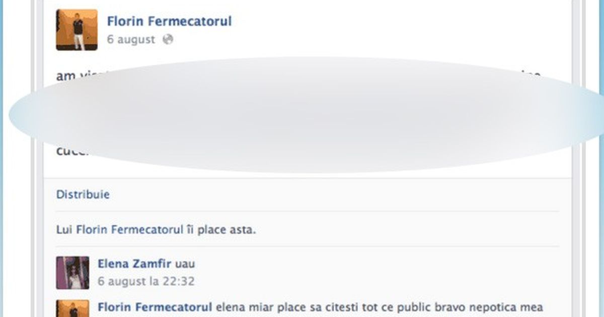 La cat e de analfabet, Facebook ar trebui sa-i inchida contul! Uite ce ...