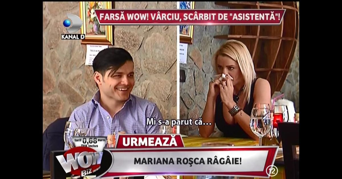 Mariana Rosca l-a scarbit rau pe Varciu! S-a scobit in nas, a ragait si ...