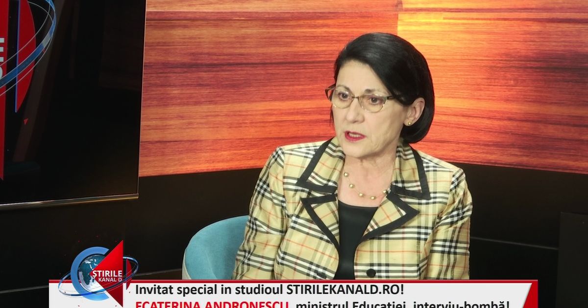 Ministrul Ecaterina Andronescu, avertisment pentru scoala - WOWBiz