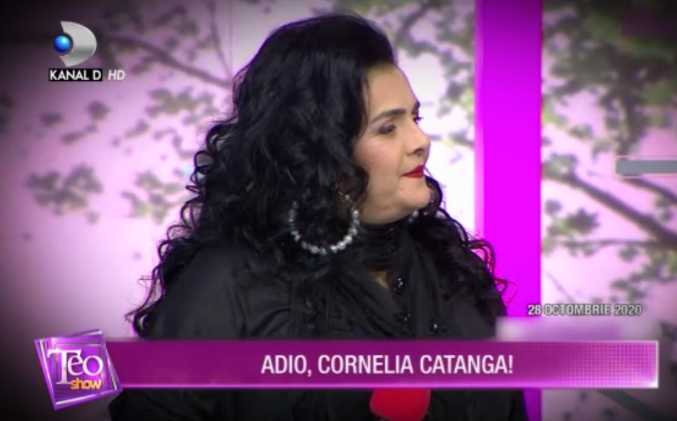 Ultima apariție a Corneliei Catanga la Teo Show. A făcut spectacol în ...