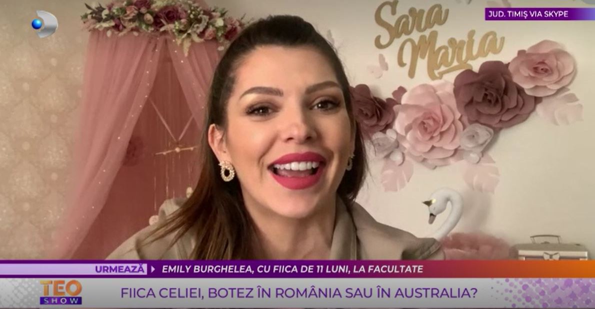 Celia, în toiul pregătirilor pentru botezul fiicei ei? Ce țară a ales ...