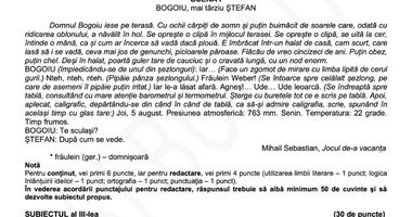 Simulare Bacalaureat 2024: Modele de subiecte la Română - Kanal D Romania