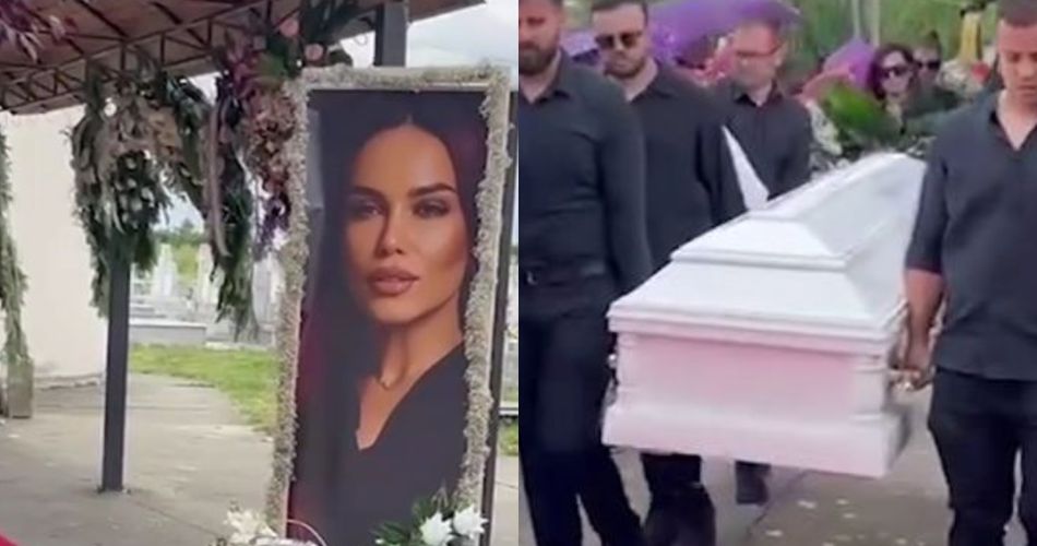 Imagini sfâșietoare de la înmormântarea Ancăi Molnar. Make-up artista a ...