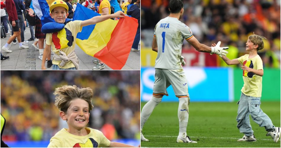 El este David, puștiul care a intrat pe teren la meciul România-Olanda ...