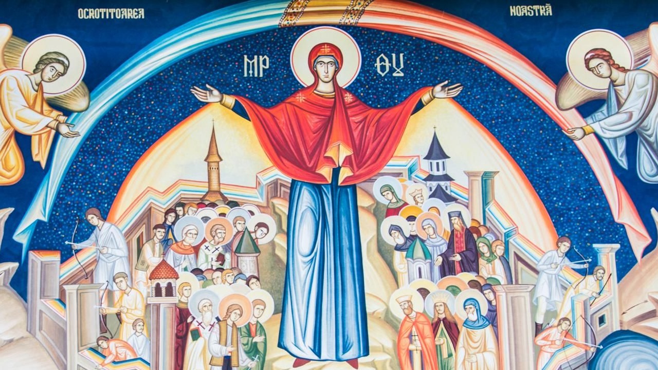 Acoperământul Maicii Domnului: Sărbătoare cu cruce roșie la data de 1 octombrie 2024. Ce ...