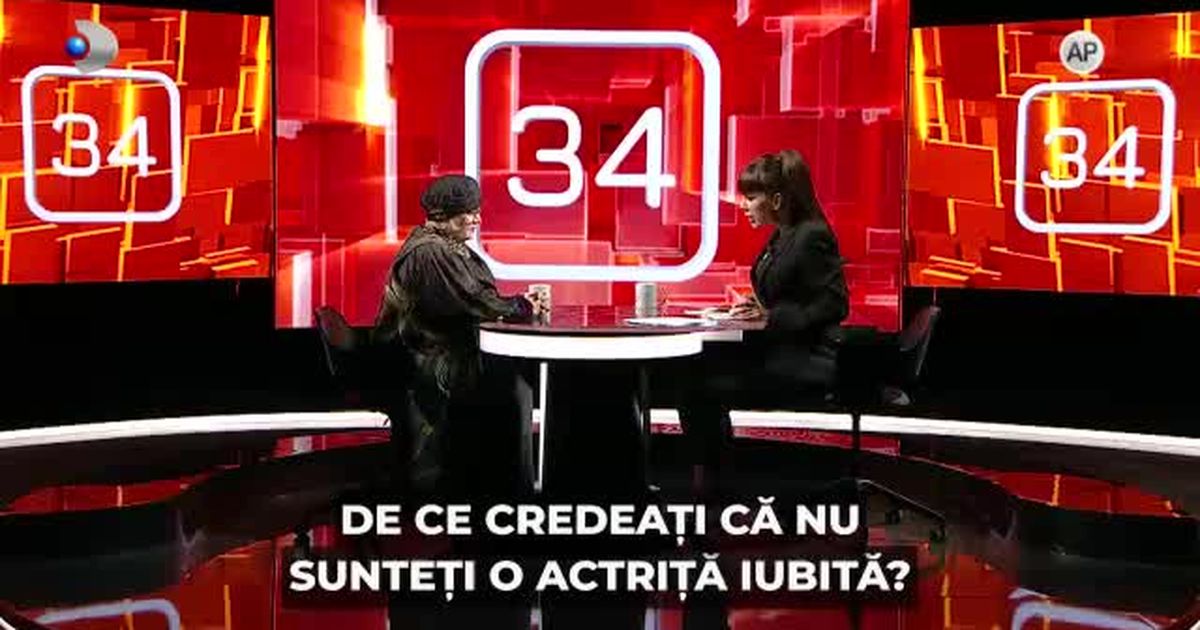 VIDEO: Rodica Mandache, invitata ediției de duminică a emisiunii “40 de ...