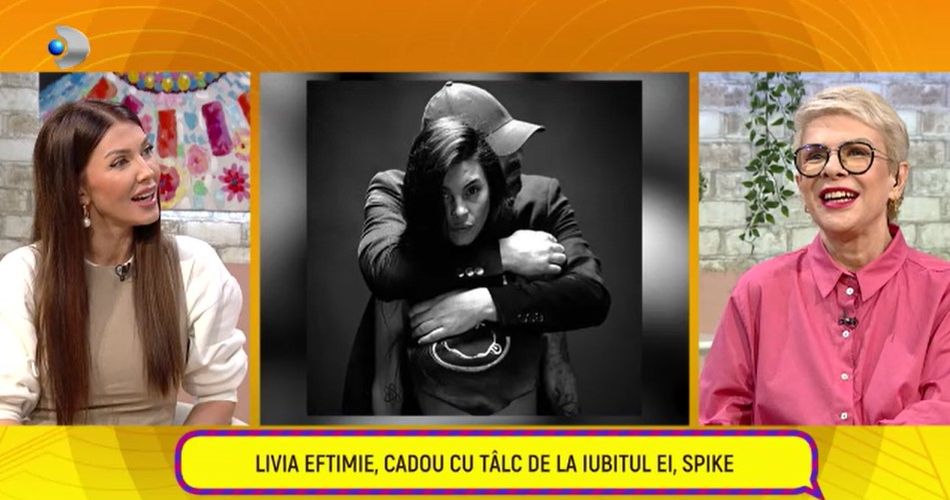 Spike, cadou inedit pentru Livia Eftimie, de ziua ei! Cum au reacționat Teo Trandafir și Ilinca ...