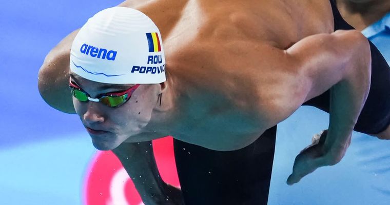 BREAKING NEWS David Popovici, aur la proba de 100 metri liber, la Campionatele Mondiale de ...