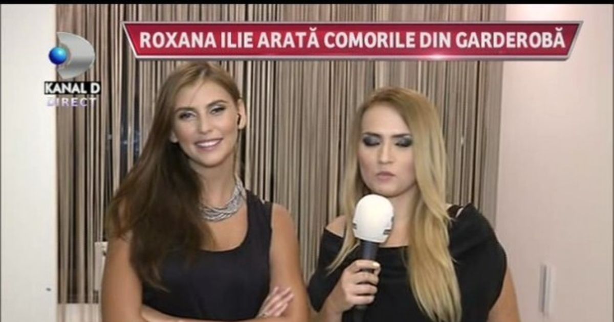 Roxana Ilie si-a aratat pentru prima oara dulapul cu haine: "Sunt cam ...