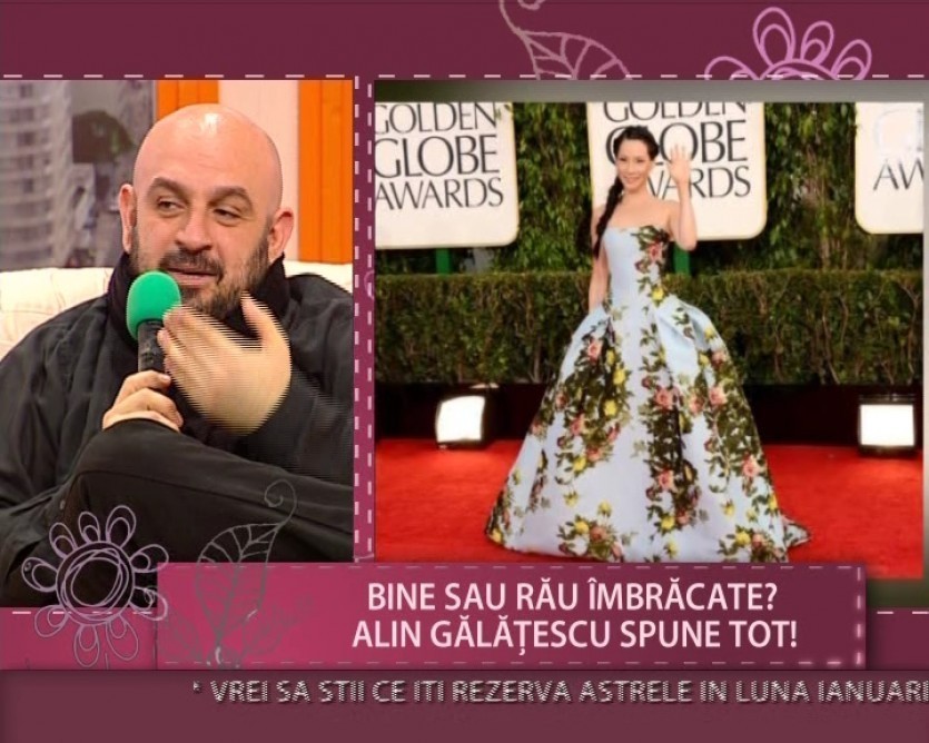 Criticul de moda Alin Galatescu: "Cea mai urata rochie pe care am vazut ...