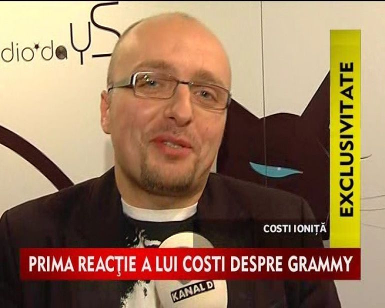 Costi Ionita despre nominalizarea la Grammy: "Pentru mine este o onoar