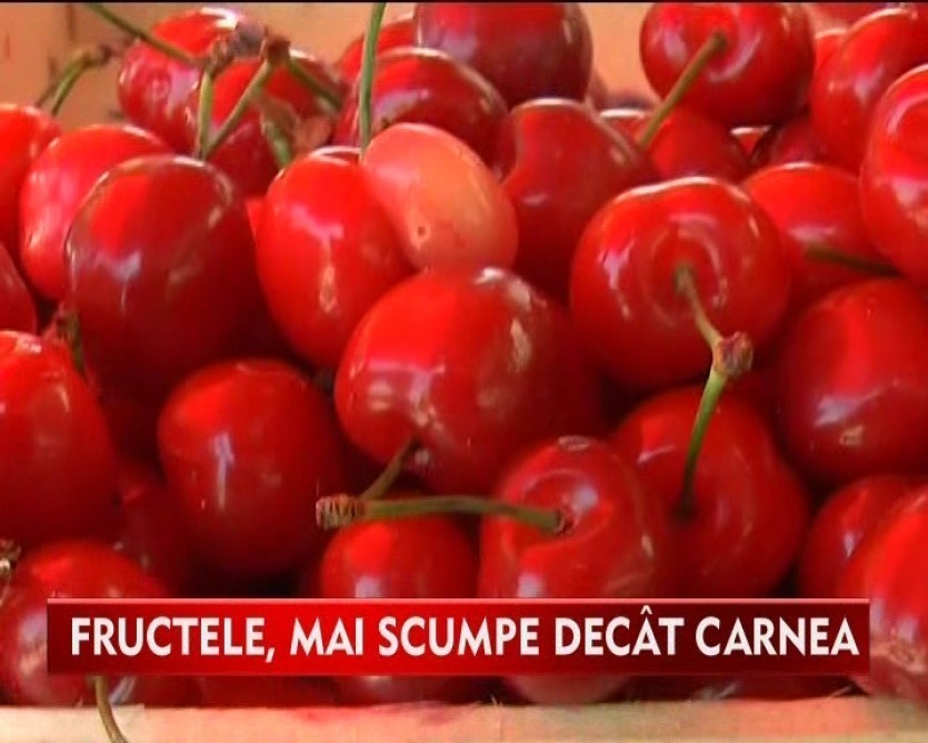 Ciresele, fructe exotice pe piata romaneasca! Nici nu te poti atinge la ...