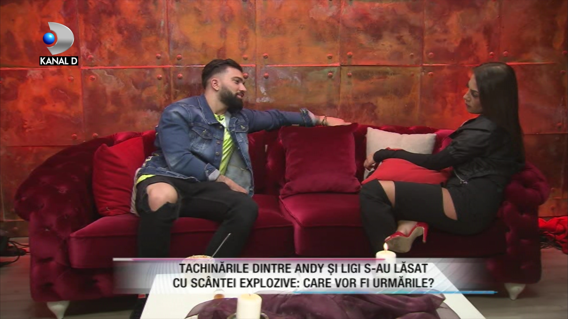 Andy si Andreea Oprica, impreuna in camera rosie: "Mi-ai furat inima ...