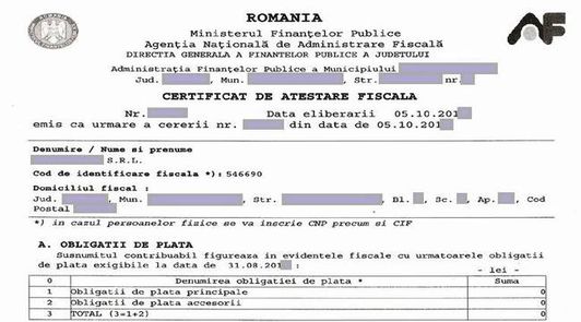 Metoda cea mai simplă prin care se obține certificatul fiscal auto ...