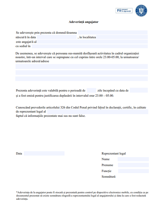 Avem MODELUL de declaraţie pe proprie răspundere! Descarcă formatul JPG ...