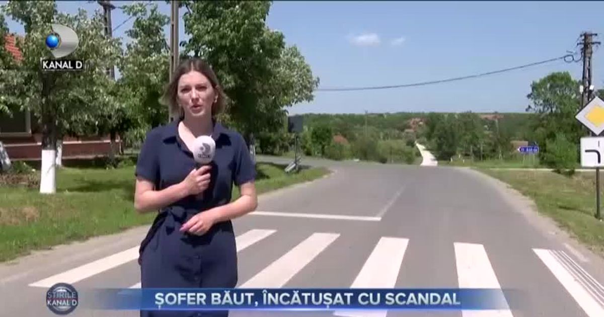 ȘOFER BĂUT, ÎNCĂTUȘAT CU SCANDAL - Stirile Kanal D