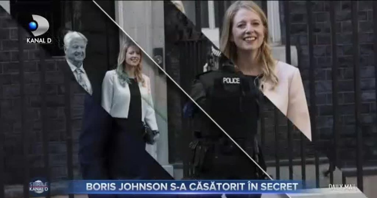 BORIS JOHNSON S-A CASATORIT IN SECRET - Stirile Kanal D