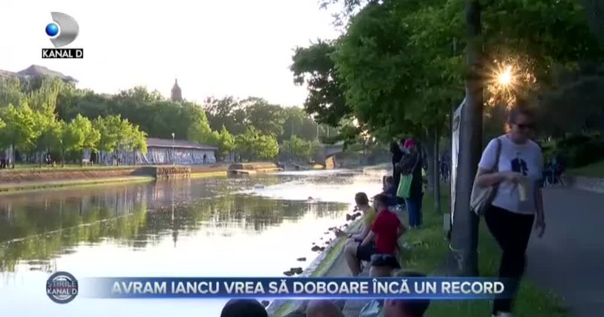 VIDEO - Avram Iancu, celebrul înotător român, stabilește un nou record ...