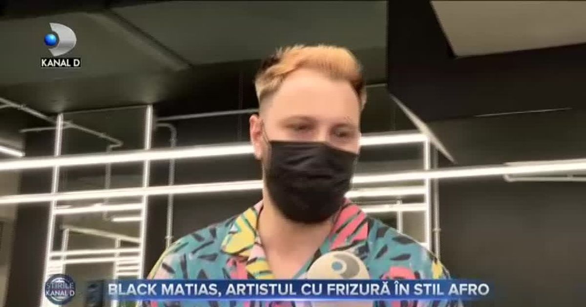 Black Matias, artistul cu frizură în stil afro - Stirile Kanal D