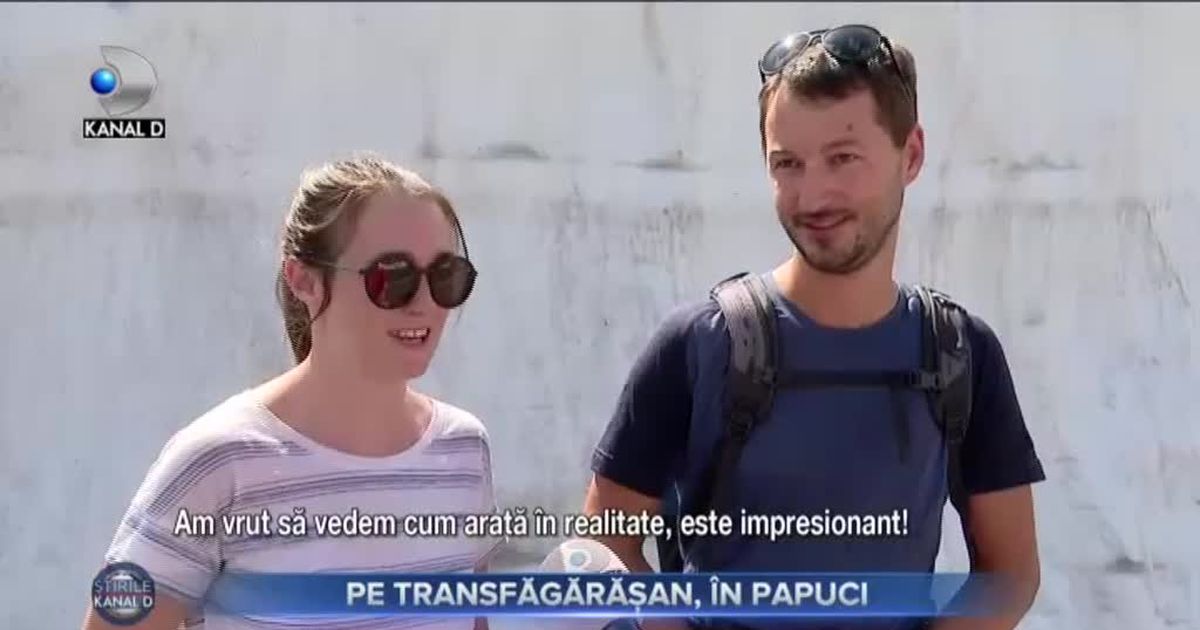 Pe Transfăgărășan, în papuci - Stirile Kanal D