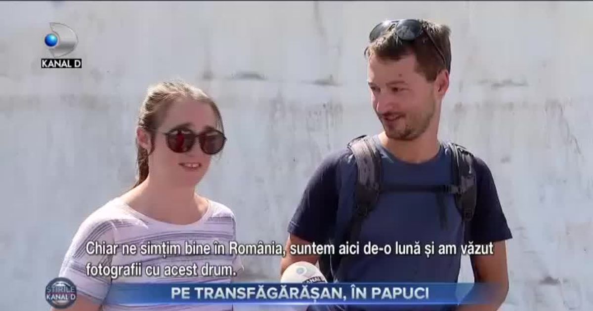 Pe Transfagarasan in papuci - Stirile Kanal D