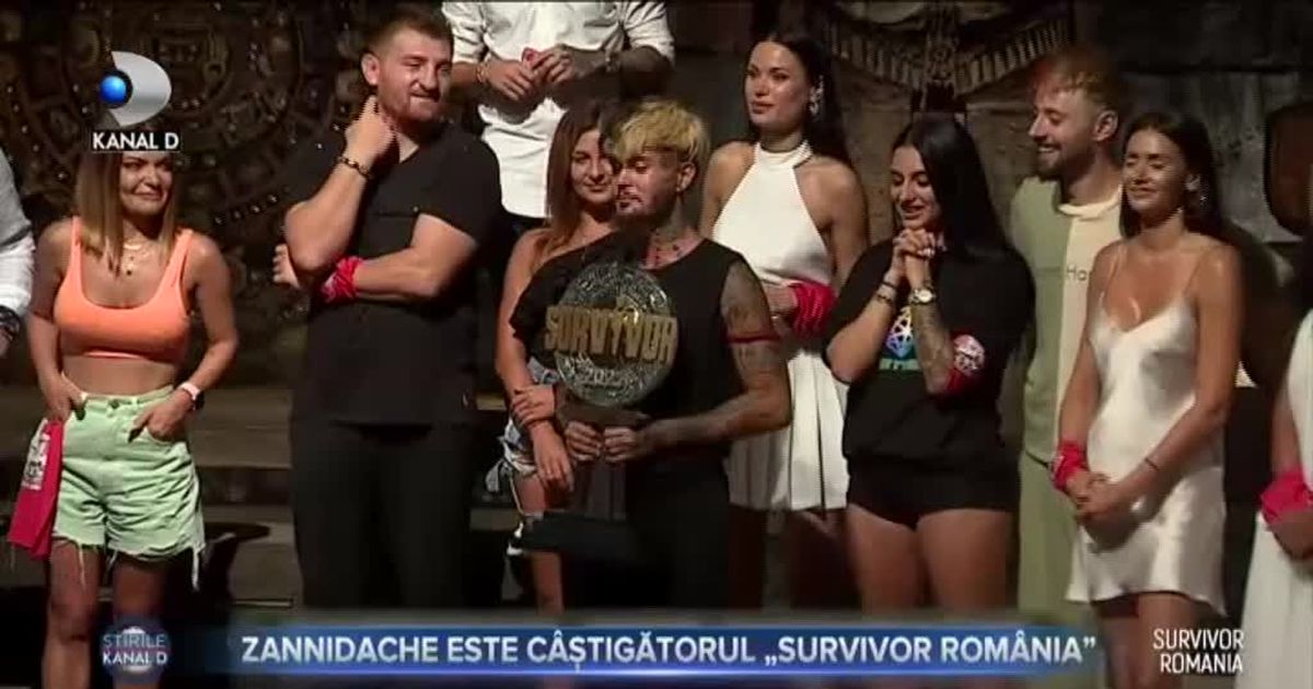 Zannidache este câștigătorul Survivor România - Stirile Kanal D