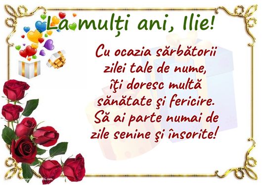 Ce nume se sărbătoresc de Sf. Ilie? Mesaje de La mulţi ani pentru Ilie ...