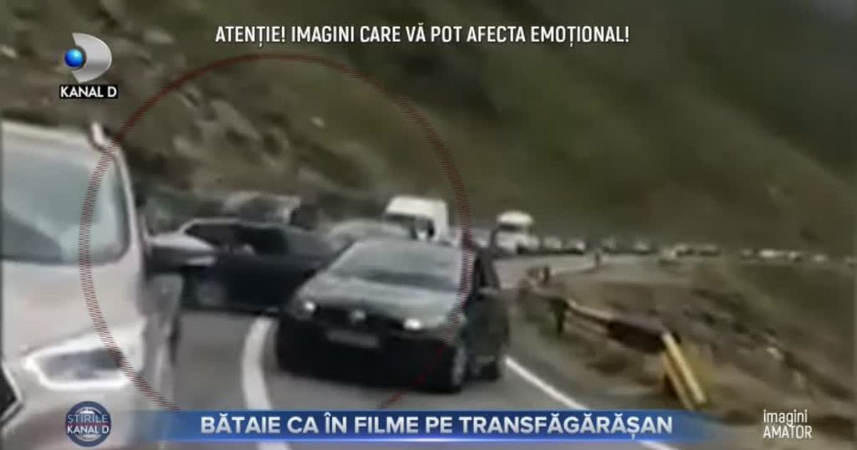 Bătaie ca în filme pe Transfăgărășan - Stirile Kanal D