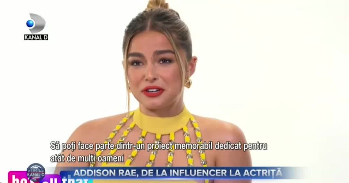 Addison Rae, de la influencer la actriță - Stirile Kanal D