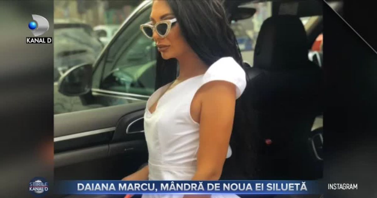 Daiana Marcu, mândra de noua ei siluetă - Stirile Kanal D