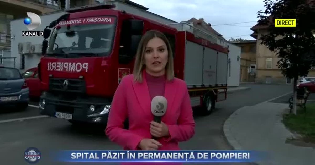 Spital păzit în permanență de pompieri - Stirile Kanal D