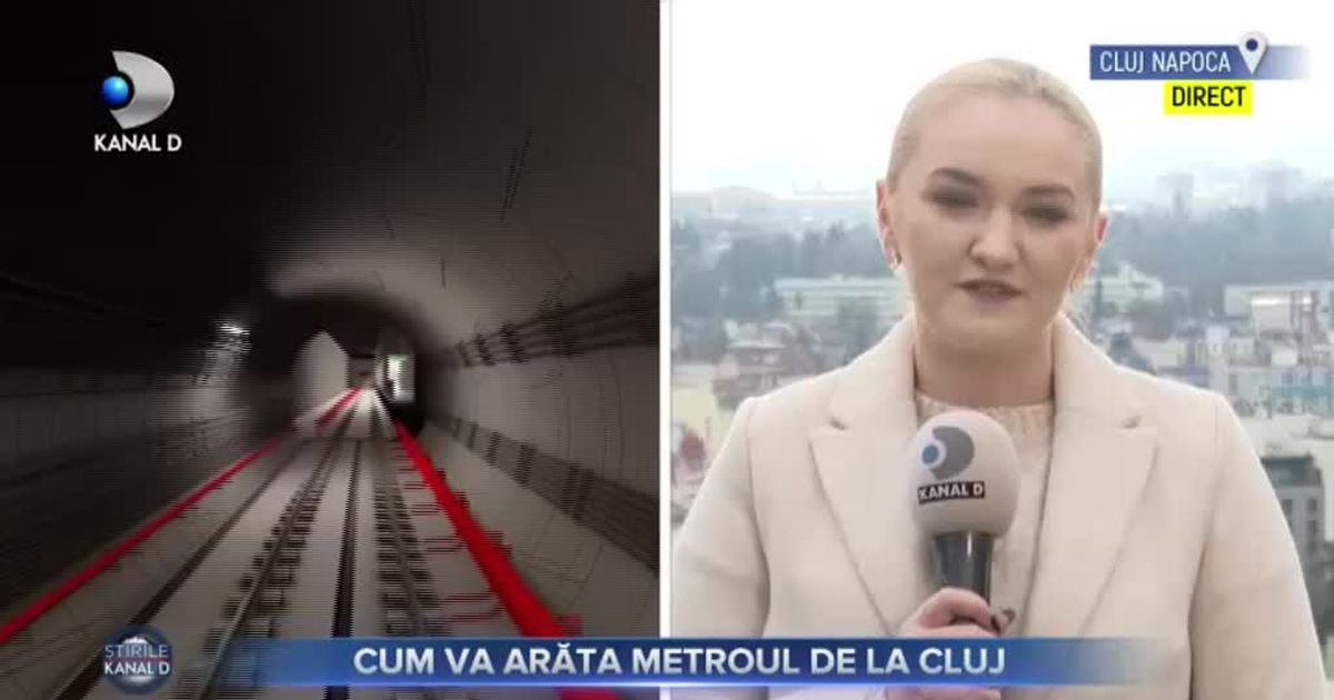 Cum va arăta metroul de la Cluj - Stirile Kanal D