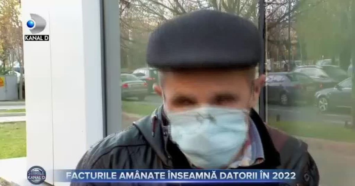 Facturile amânate înseamnă datorii în 2022 - Stirile Kanal D