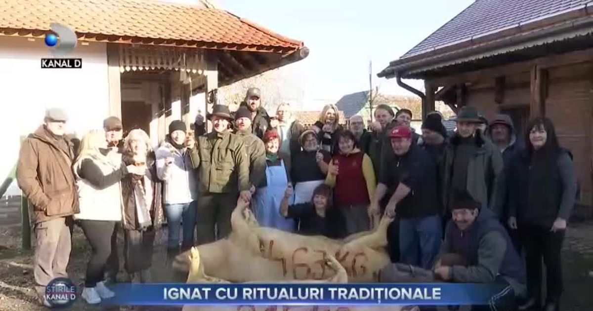 Ignat cu ritualuri traditionale - Stirile Kanal D