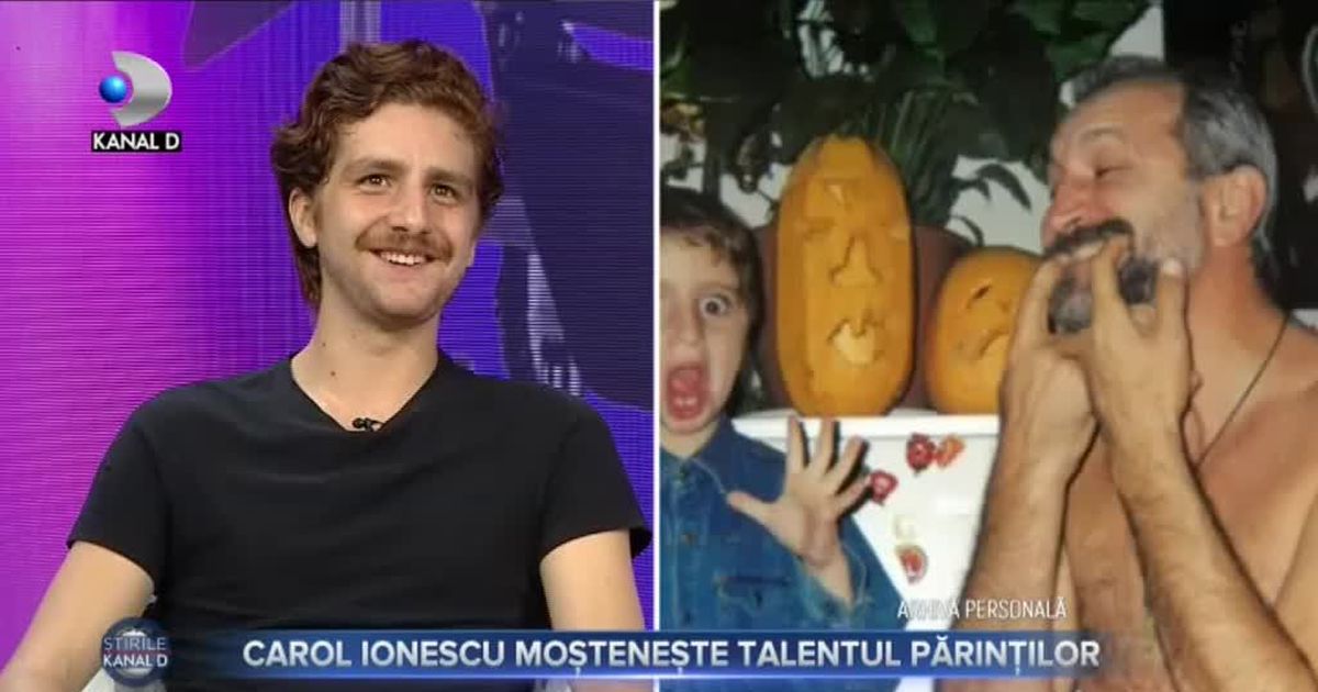 Carol Ionescu moștenește talentul părinților - Stirile Kanal D