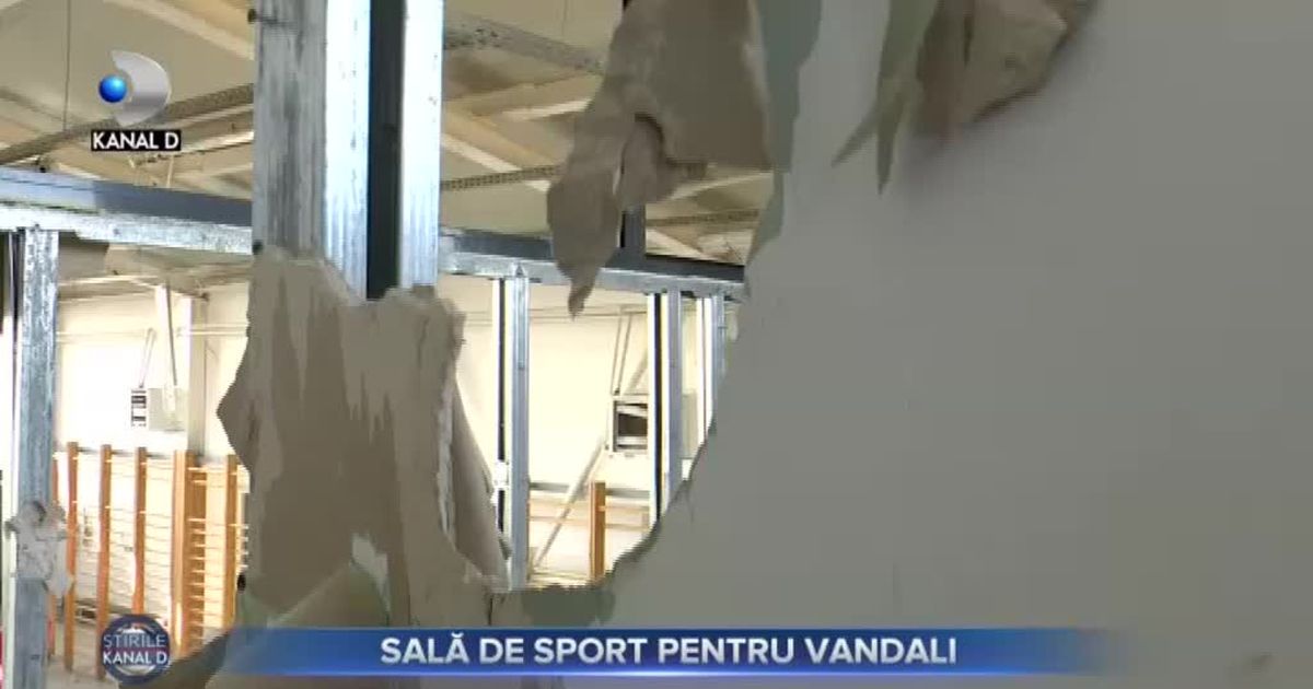 Sala de sport penntru vandali - Stirile Kanal D
