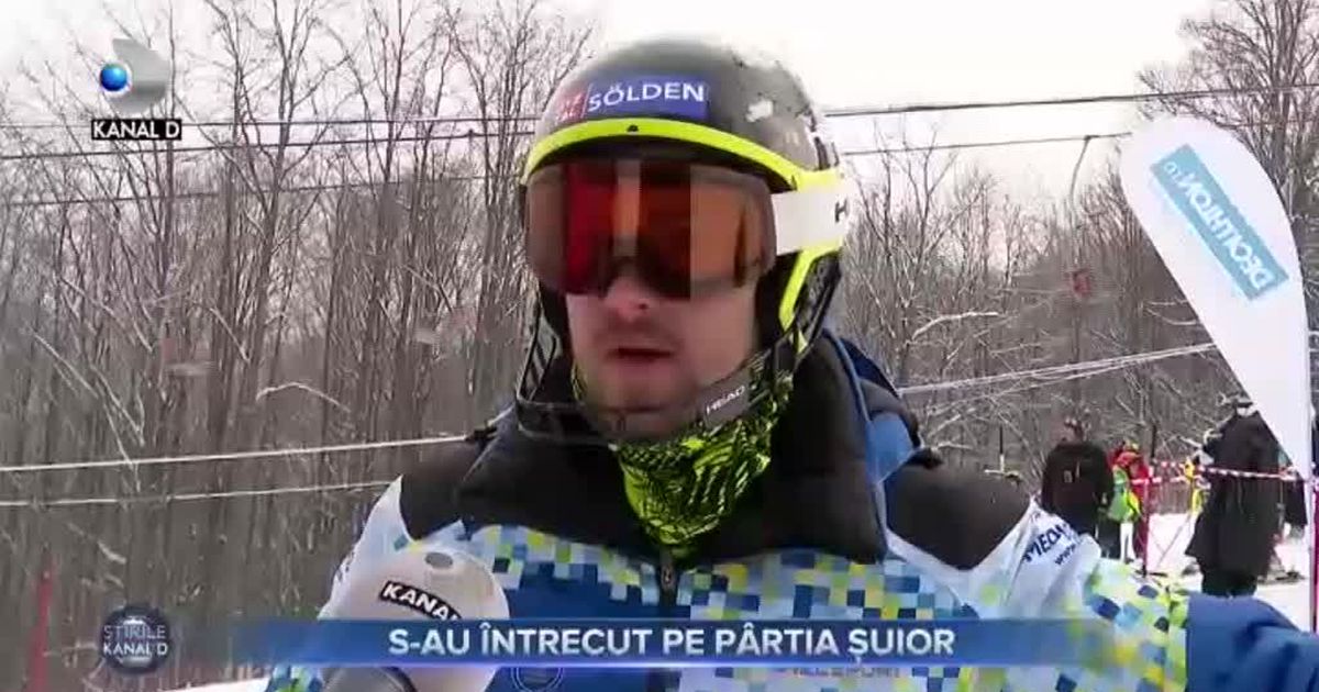 S-au întrecut pe Pârtia Șuior - Stirile Kanal D