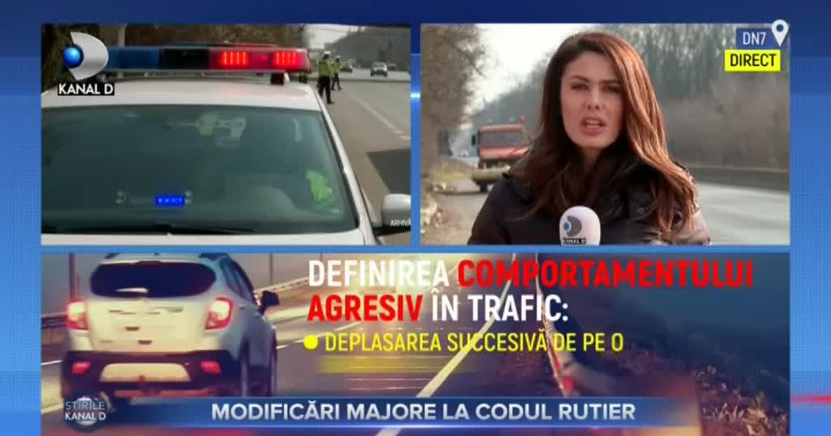 Modificări majore la codul rutier - Stirile Kanal D