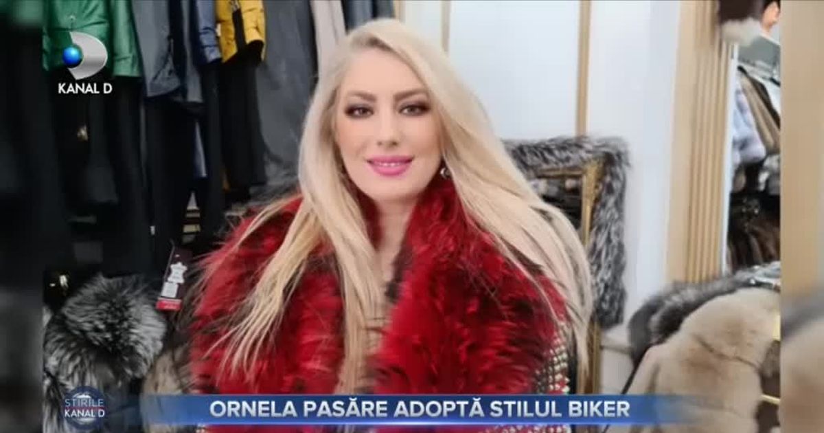 Ornela Pasăre adoptă stilul biker - Stirile Kanal D