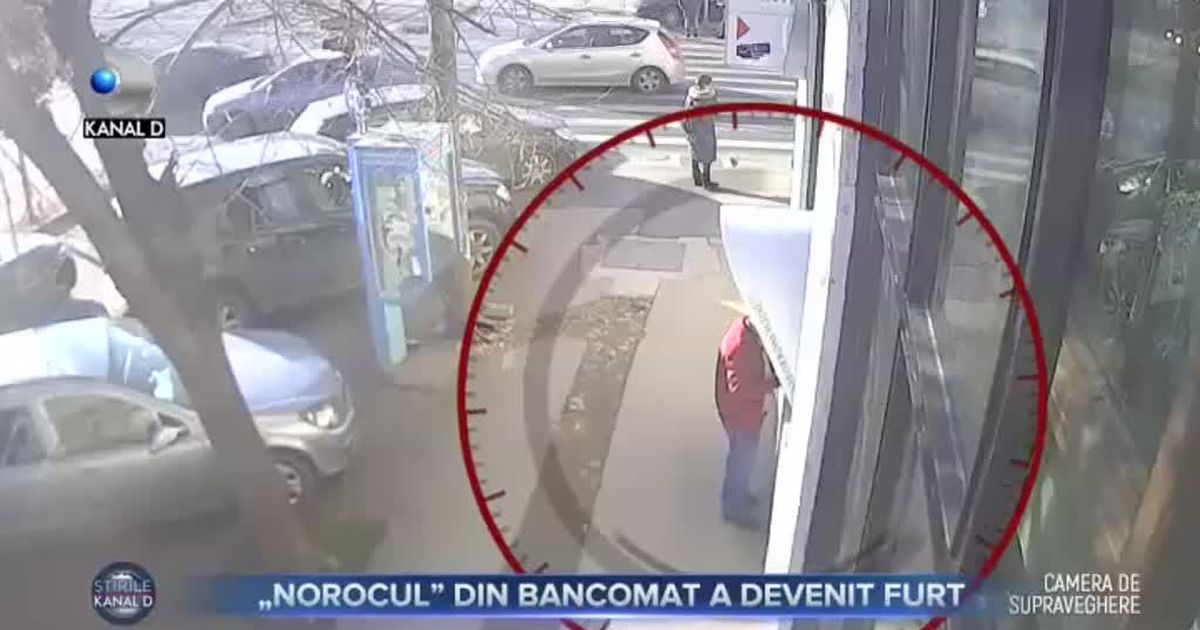 „Norocul” din bancomat a devenit furt - Stirile Kanal D