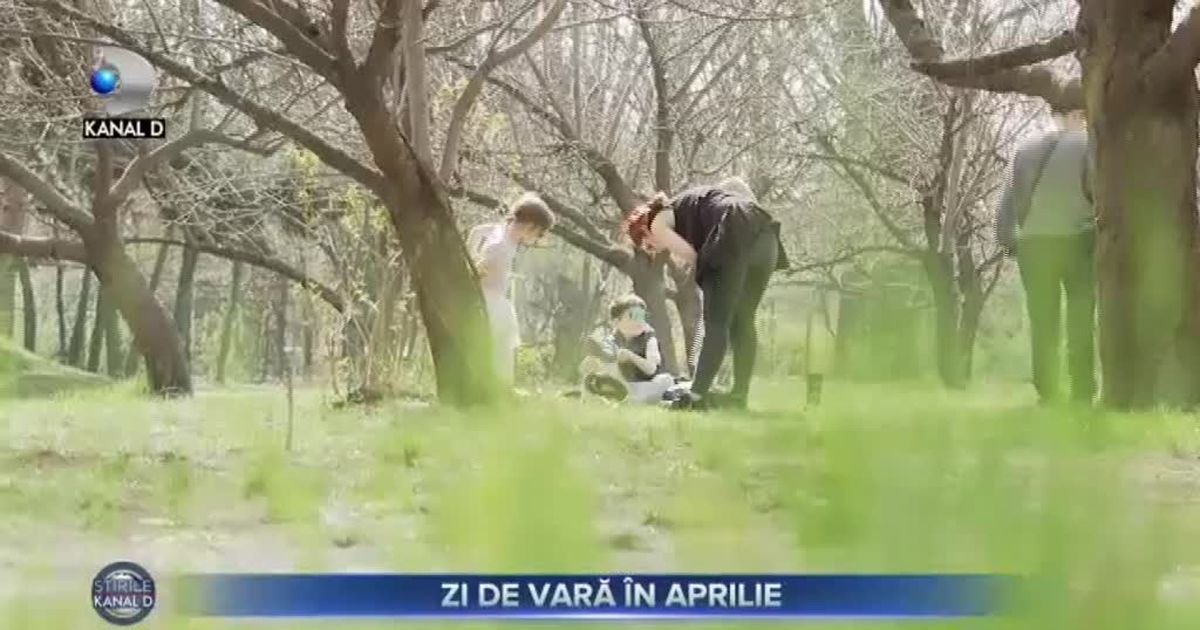 Zi de vară în Aprilie - Stirile Kanal D