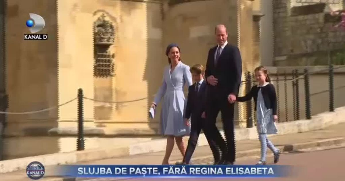 Slujba de Paște, fără Regina Elisabeta - Stirile Kanal D