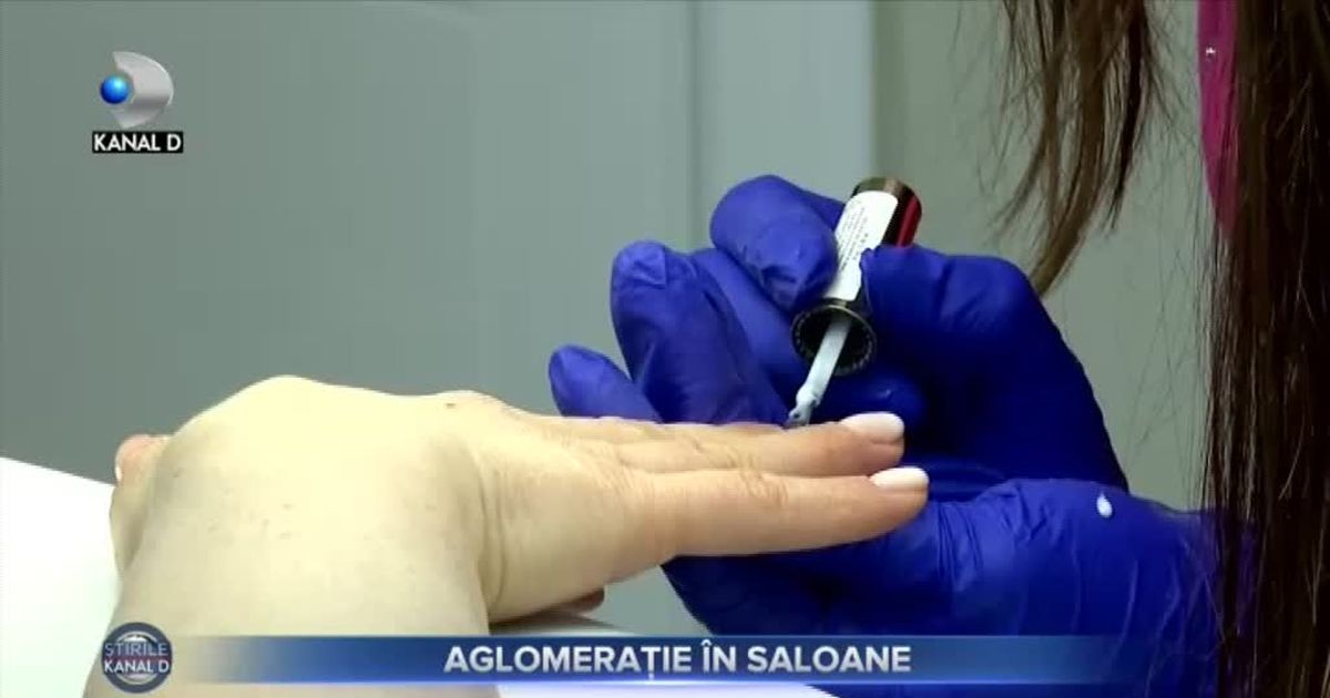 Aglomeratie in saloane - Stirile Kanal D