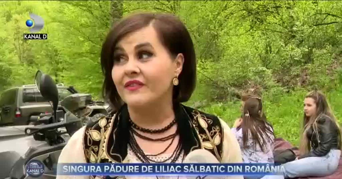 Singura padure de liliac salbatic din Romania - Stirile Kanal D