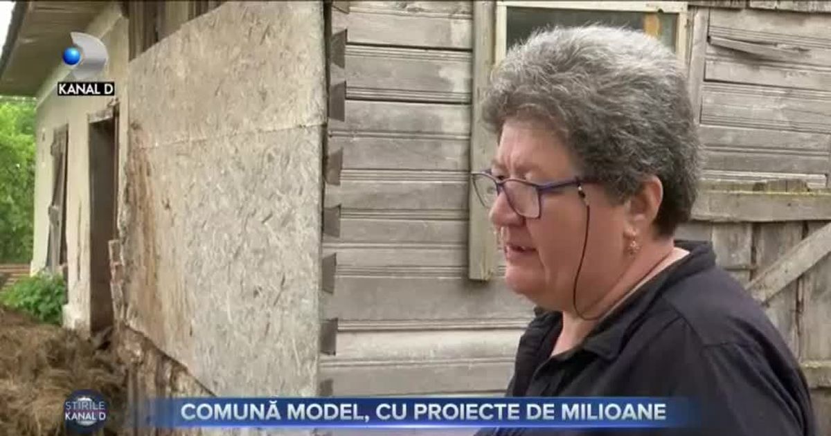 Comună model, cu proiecte de milioane - Stirile Kanal D