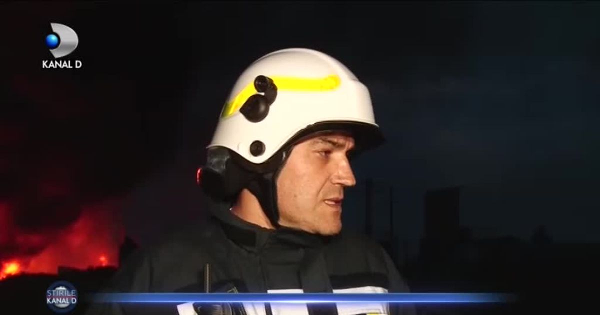 Explozii și fum toxic lângă Pitești - Stirile Kanal D